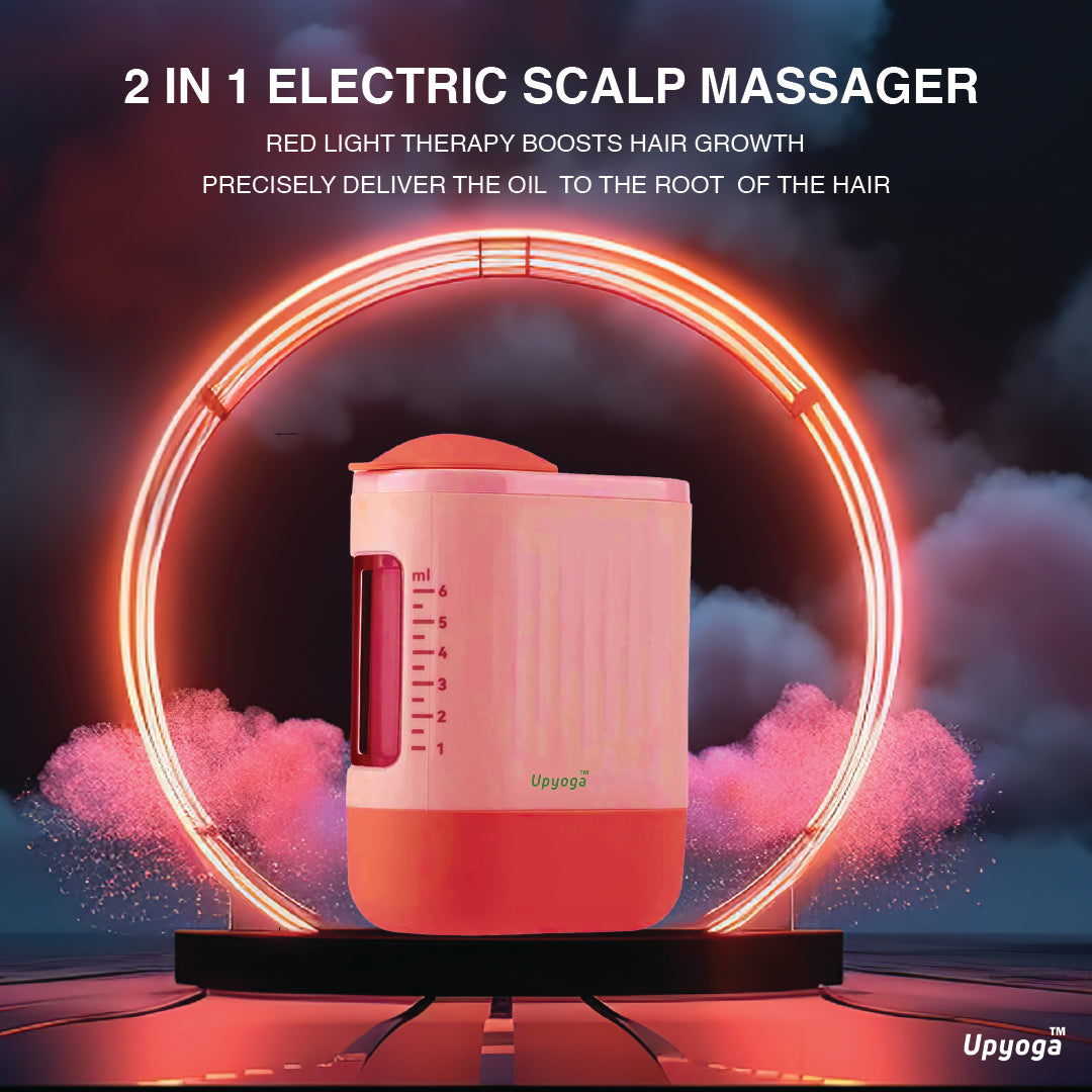 Upyoga Red Light Therapy Electric Scalp Massager & Hair Oil Applicator ...